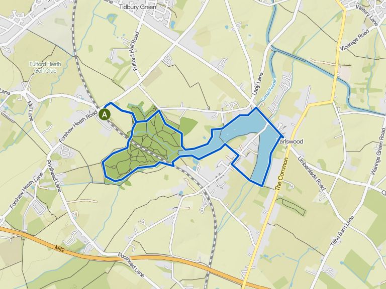 Earlswood Lakes Circular Trail | hike | Komoot